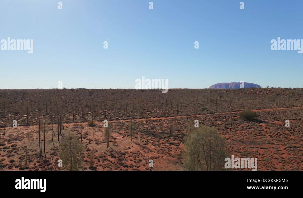 Uluru (Ayers Rock) In Australian Outback. UNESCO World Heritage And ...