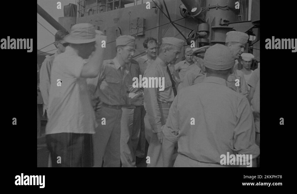 1940s officers sailors on deck Stock Videos & Footage - HD and 4K Video ...
