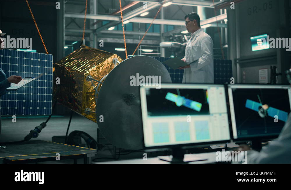 Engineer develop satellite on computer Stock Videos & Footage - HD and ...