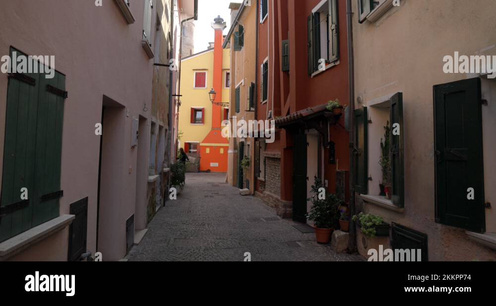 Narrow passage between houses narrow passage Stock Videos & Footage ...