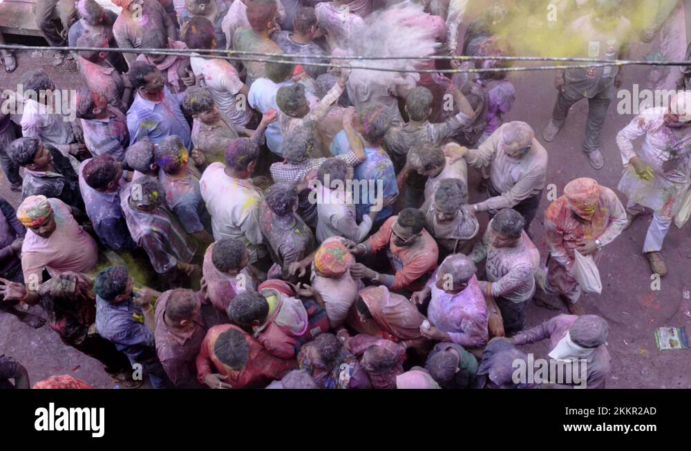 Holi vrindavan Stock Videos & Footage - HD and 4K Video Clips - Alamy