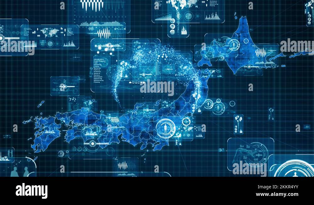 Japan screen map Stock Videos & Footage - HD and 4K Video Clips - Alamy