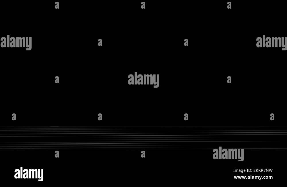Analog VHS video tape pause or noise failure glitch lines overlay or ...