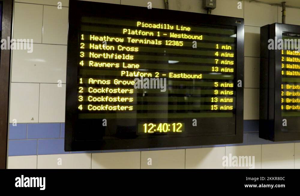 Time table london Stock Videos & Footage - HD and 4K Video Clips - Alamy