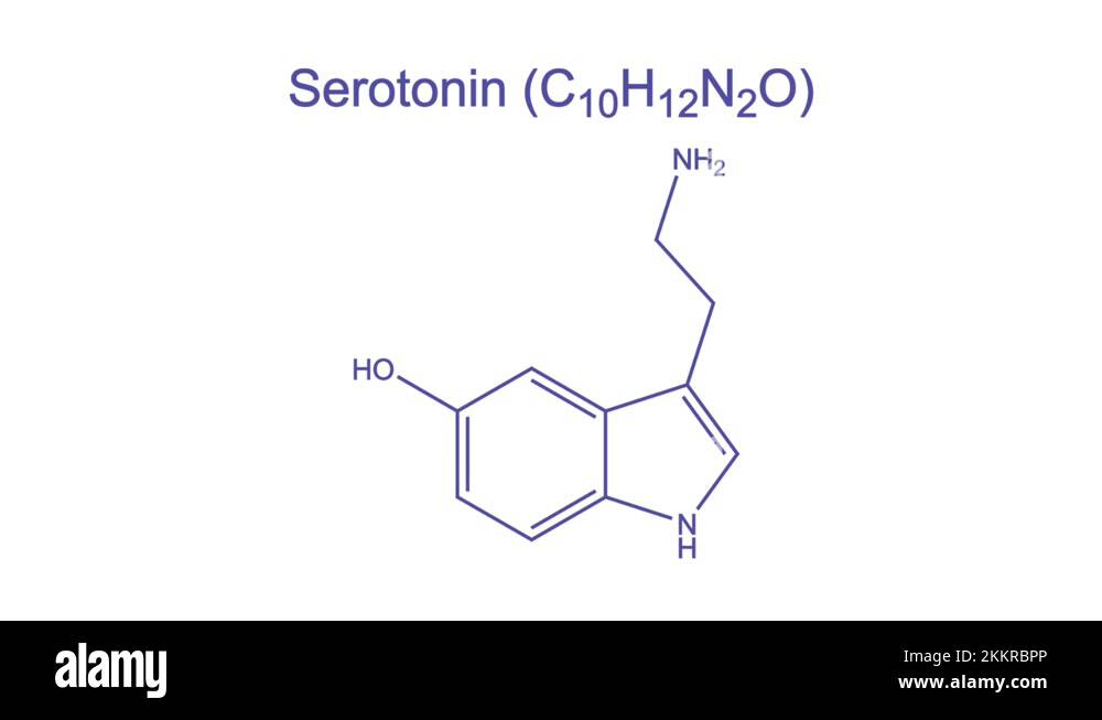 Chemistry chemical formula serotonin Stock Videos & Footage - HD and 4K ...