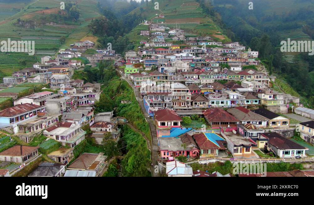 Houses on steep slope aerial Stock Videos & Footage - HD and 4K Video ...