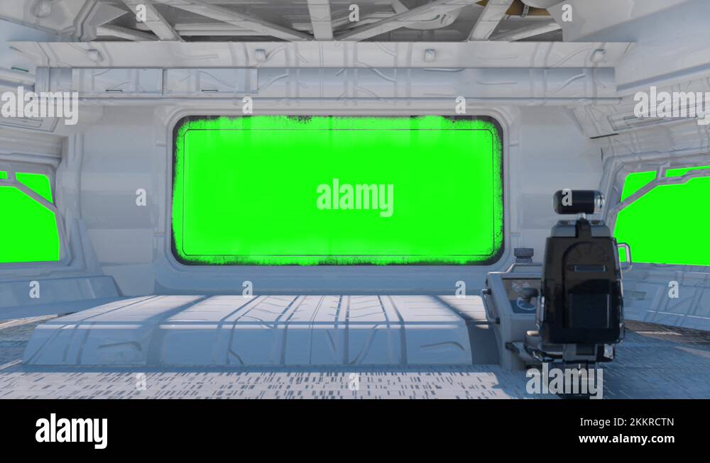 Spaceship Cockpit in a Pilot Point of view render 3d Stock Video ...