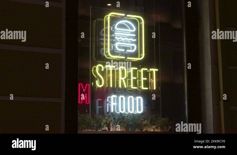 Vintage fast food sign Stock Videos & Footage - HD and 4K Video Clips ...