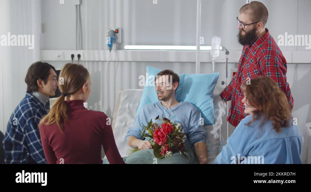 Visiting friend in hospital Stock Videos & Footage - HD and 4K Video ...