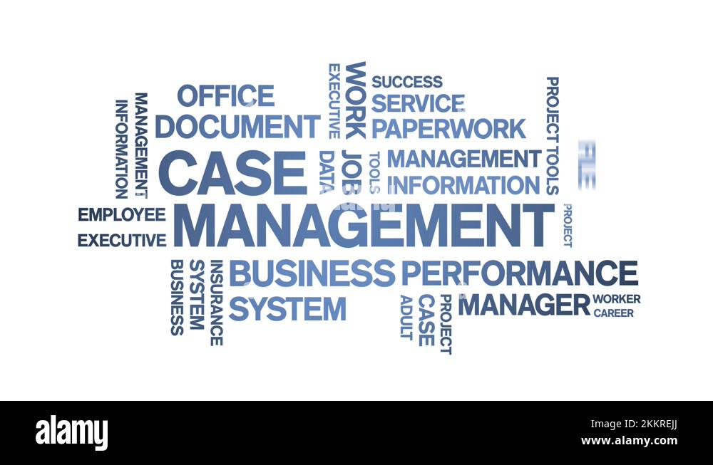 4k Case Management Animated Tag Word Cloud,Text Design Animation ...