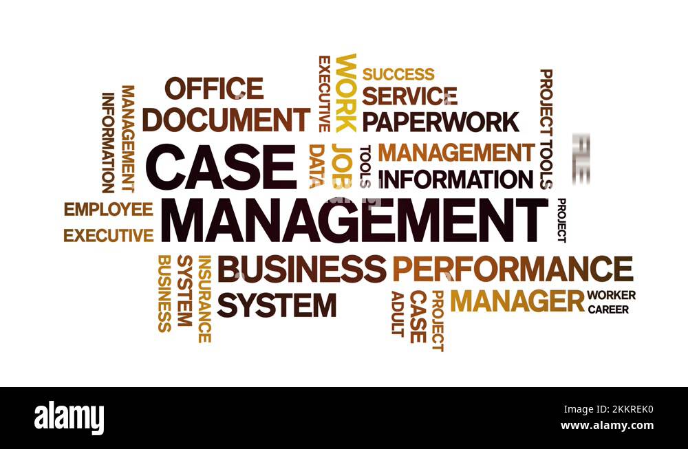 4k Case Management Animated Tag Word Cloud,Text Design Animation ...