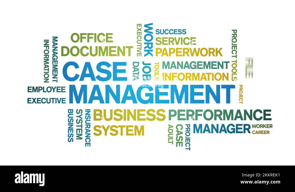 4k Case Management Animated Tag Word Cloud,Text Design Animation ...