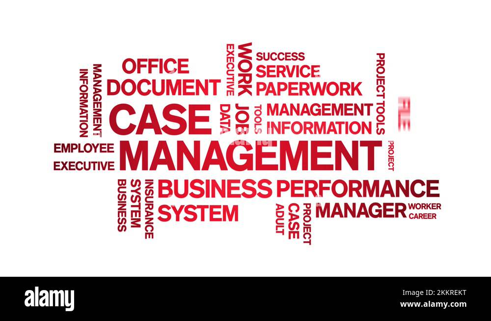 4k Case Management Animated Tag Word Cloud,Text Design Animation ...