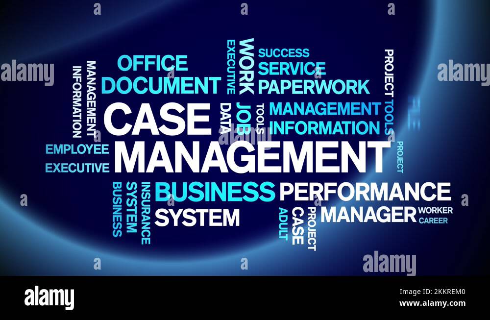 4k Case Management Animated Tag Word Cloud,Text Design Animation ...