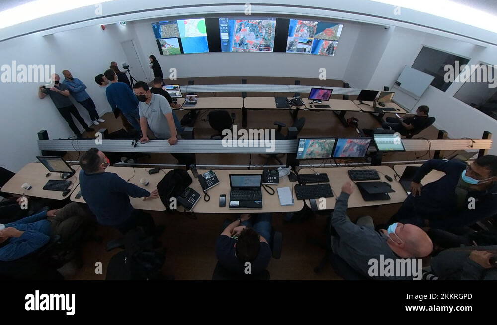 The new traffic and air traffic control center for National Drone ...