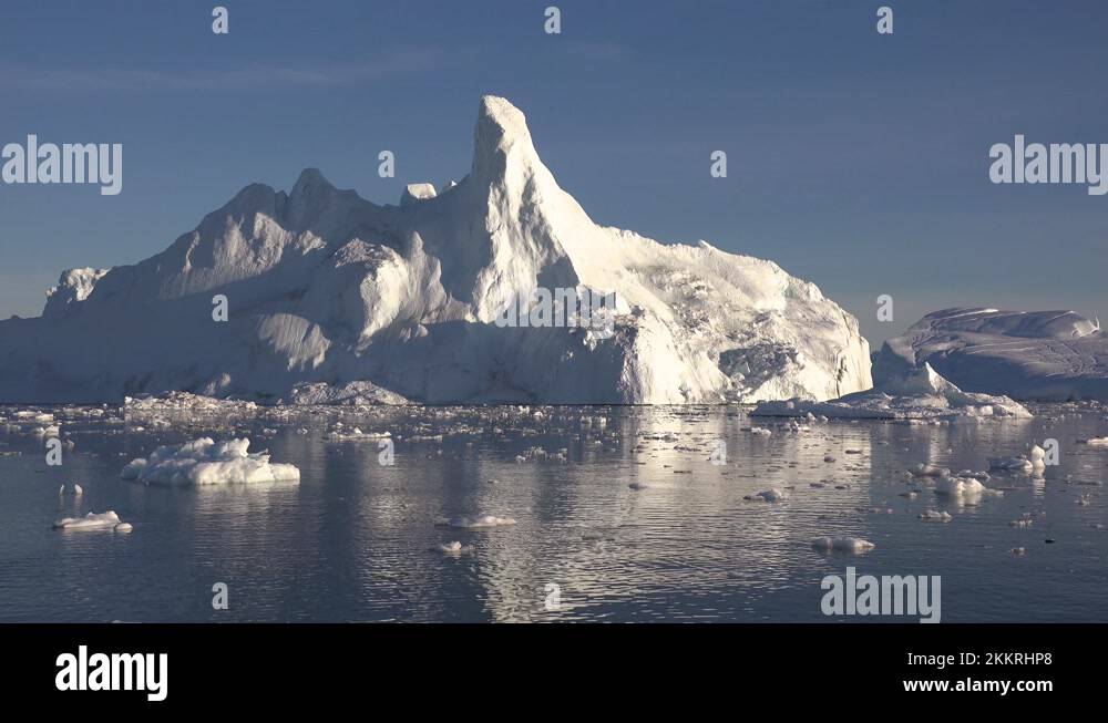 Arctic ocean. Arctic Giant floating Iceberg from melting glacier in ... Arctic ocean. Arctic Giant floating Iceberg from melting glacier in ...