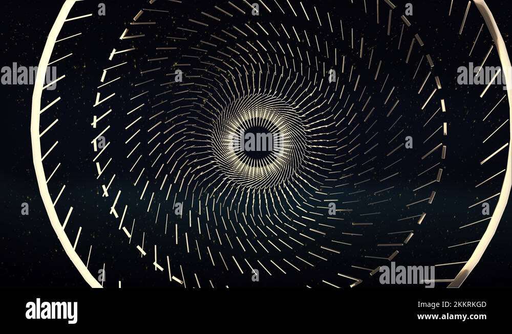 Golden Magic circle Background in Loop, stage video background for ...