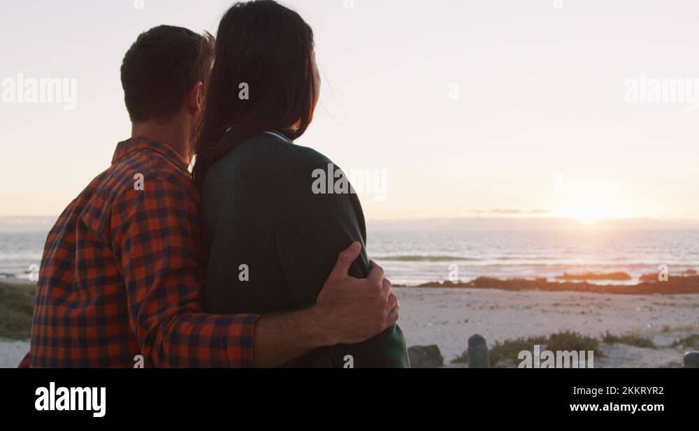 Happy couple talking hugging sitting Stock Videos & Footage - HD and 4K ...