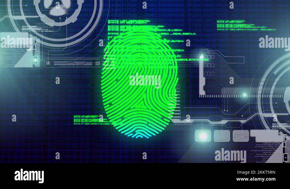 Animation biometric fingerprint scope scanning Stock Videos & Footage - HD and 4K Video Clips ...