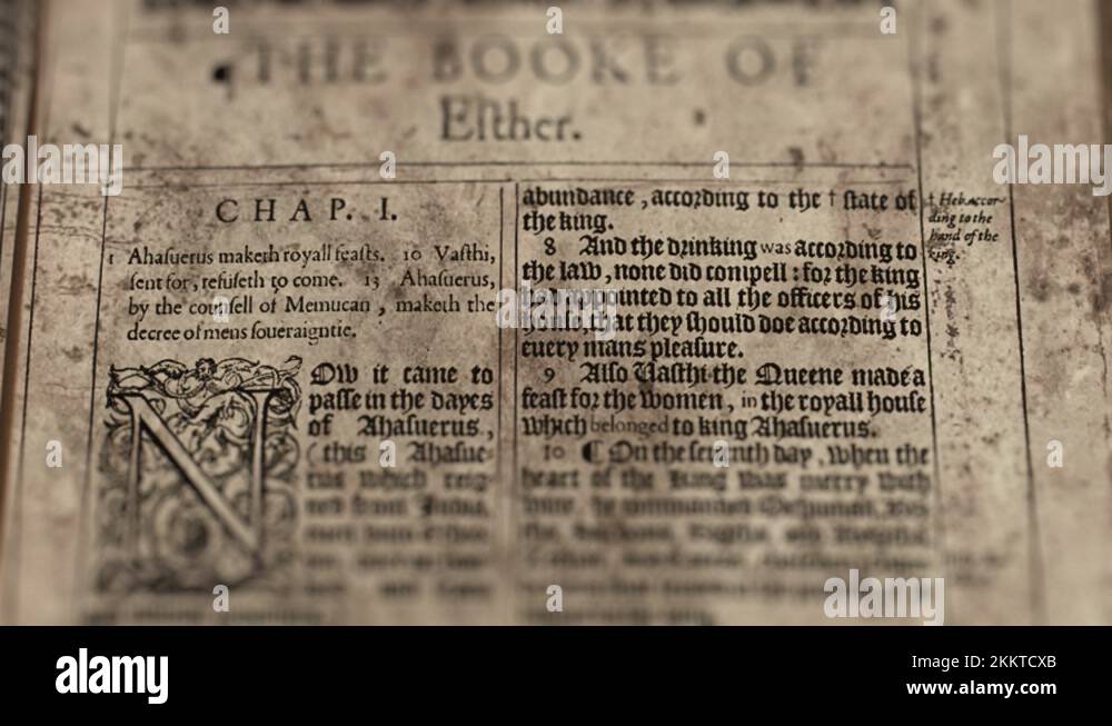 Esther old testament bible Stock Videos & Footage - HD and 4K Video ...