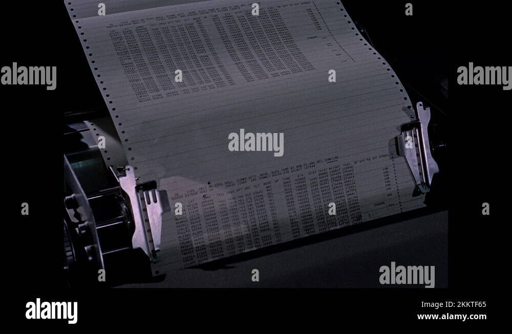 Line printer Stock Videos & Footage - HD and 4K Video Clips - Alamy
