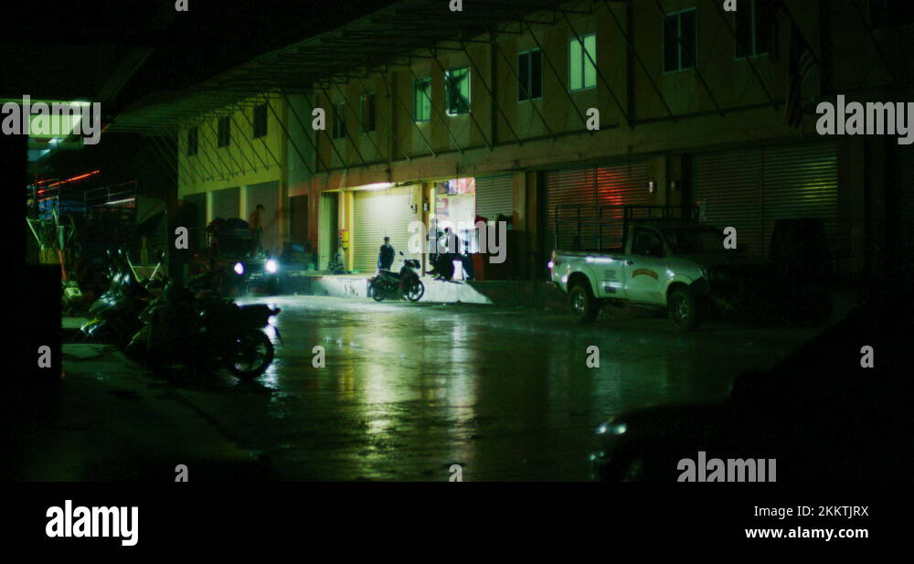 Farming Village Community During a Rain Storm in The Cameron Highlands ...