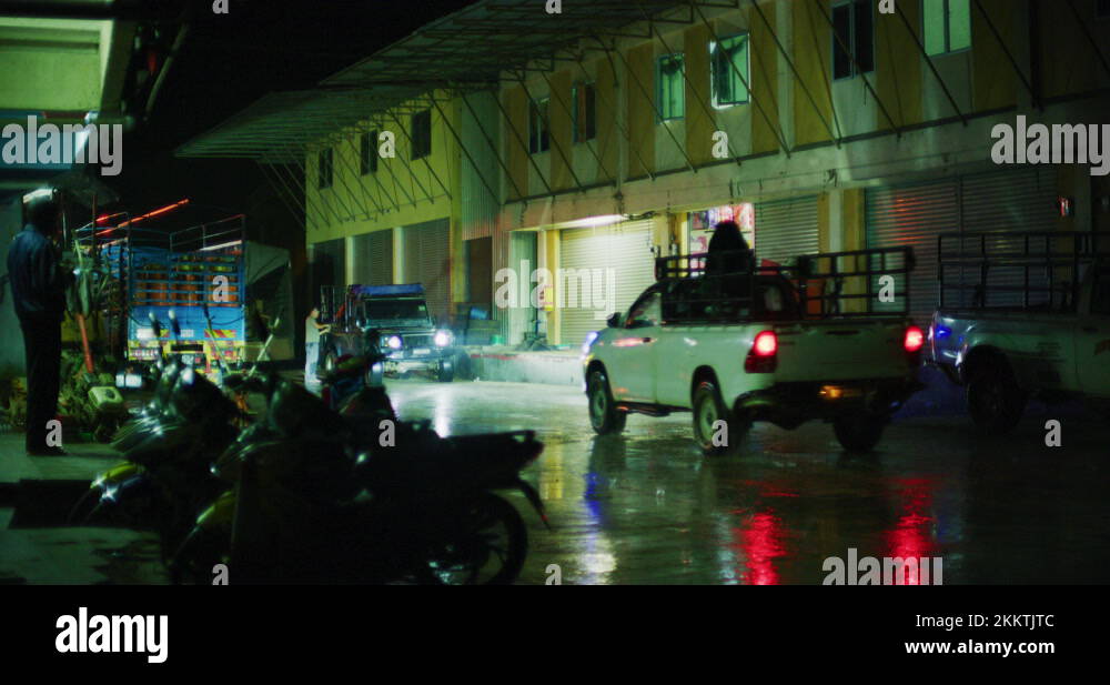 Farming Village Community During a Rain Storm in The Cameron Highlands ...