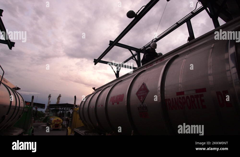 Petrol tanker at service station Stock Videos & Footage - HD and 4K ...
