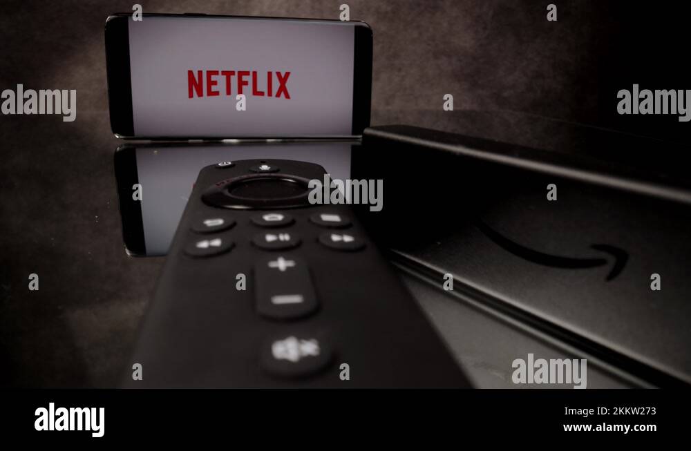 Netflix on Amazon Fire TV Stick 4k in close-up - CITY OF FRANKFURT ...