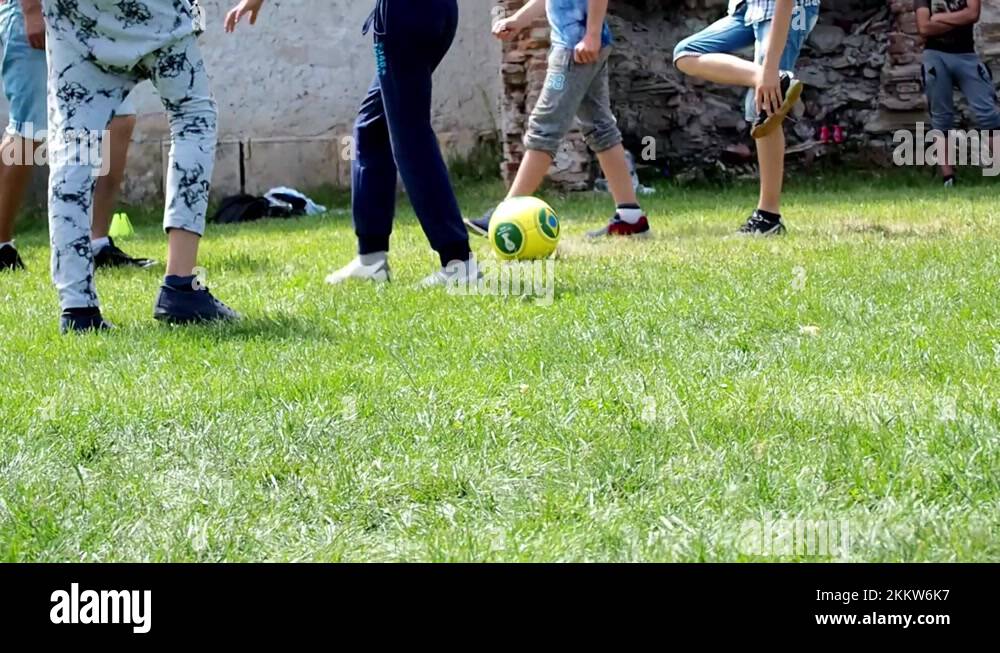 Children playing football street Stock Videos & Footage - HD and 4K ...