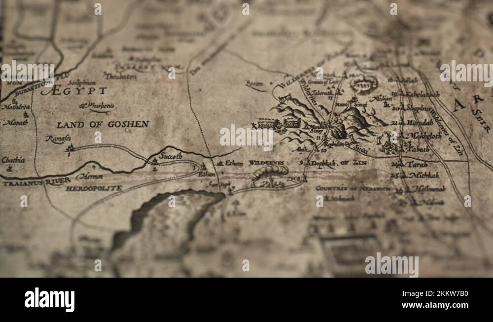 Old Bible Map, Slider Shot, Old Paper Bible, King James Bible Stock ...