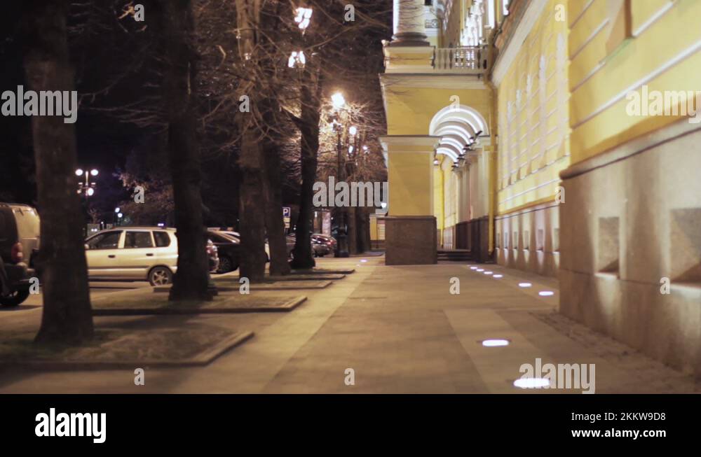 City alley street at night Stock Videos & Footage - HD and 4K Video ...