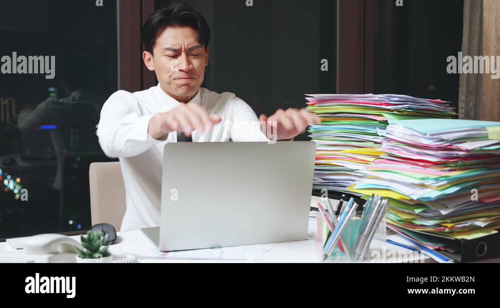 Furious businessman smash laptop Stock Videos & Footage - HD and 4K ...