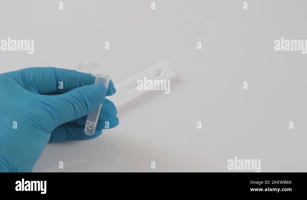 COVID-19 Coronavirus SARS-CoV-2 rapid swab laboratory test procedure ...