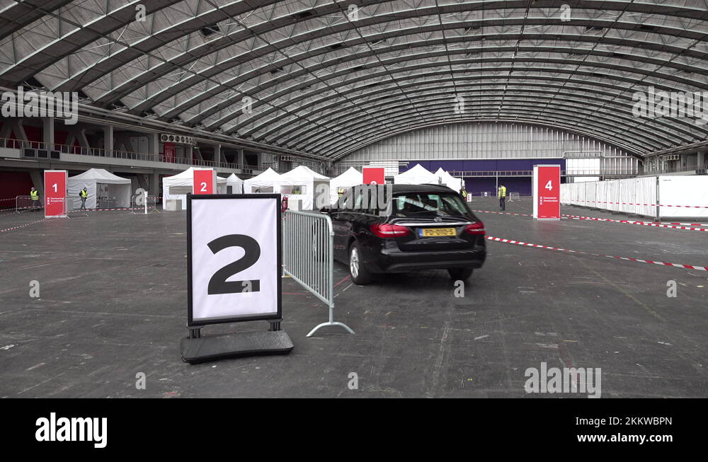 Dutch elections during Covid-19, drive-through voting in Amsterdam ...