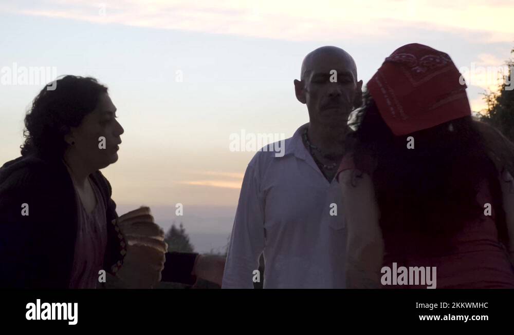 ritual with Xanga medicine a blend that combines DMT from plants and ...