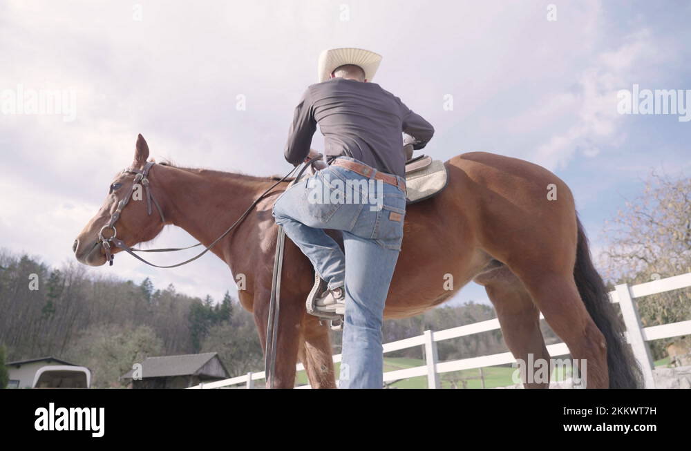 Low angle of cowboy Stock Videos & Footage - HD and 4K Video Clips - Alamy