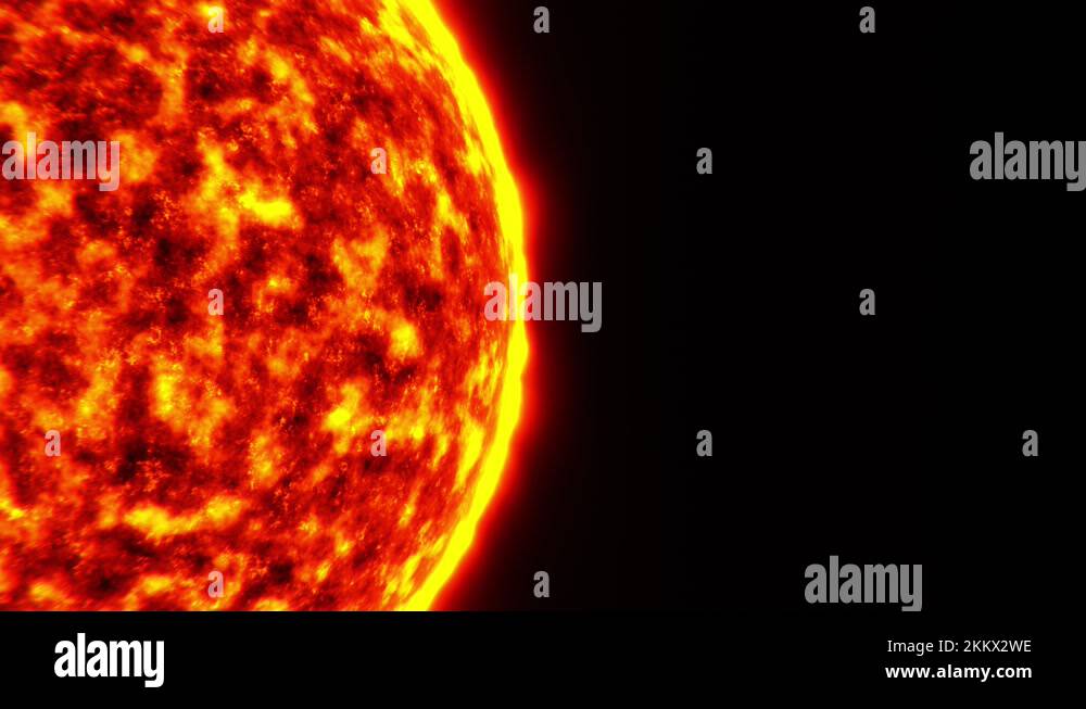 3D looping animation of the Sun in UHD Stock Video Footage - Alamy
