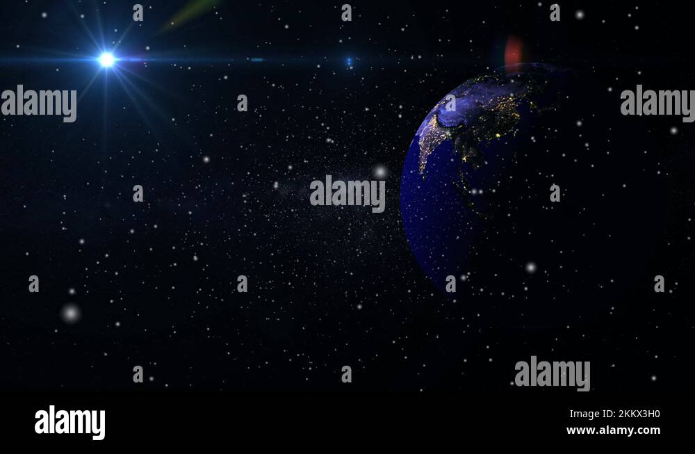 Planet earth with bright stars Stock Videos & Footage - HD and 4K Video ...