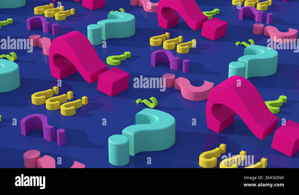 Colorful 3d question marks background Stock Videos & Footage - HD and ...