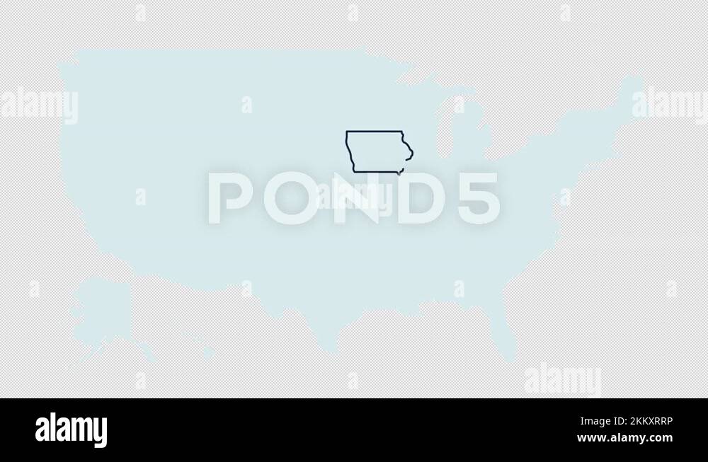 Iowa state map Stock Videos & Footage - HD and 4K Video Clips - Alamy
