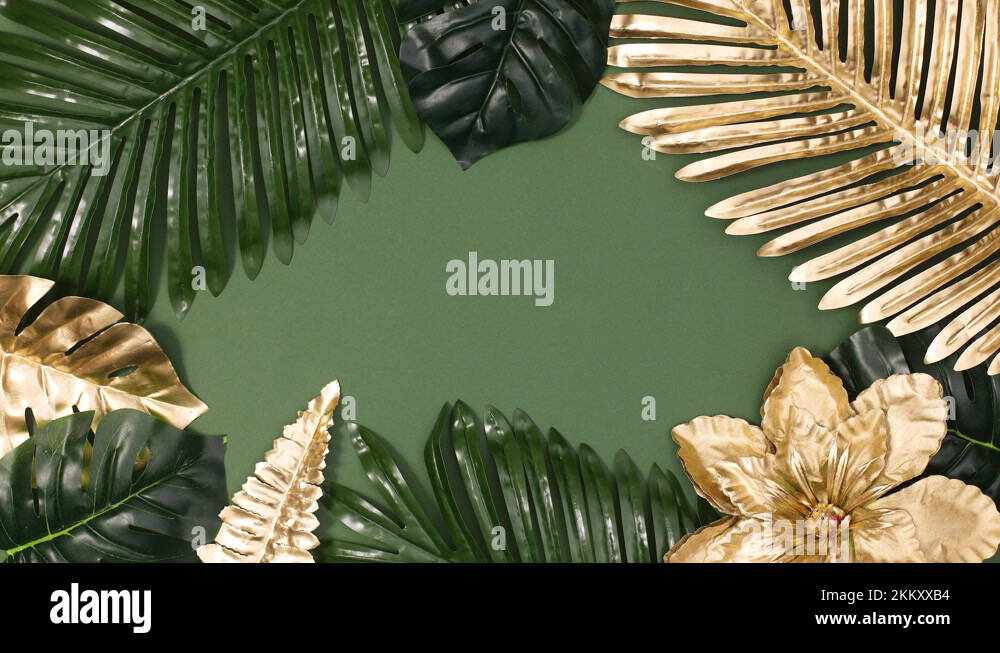 Green gold floral frame Stock Videos & Footage - HD and 4K Video Clips ...