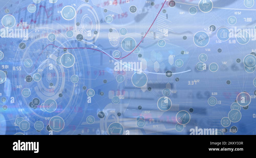 Animation digital icons over scopes Stock Videos & Footage - HD and 4K ...