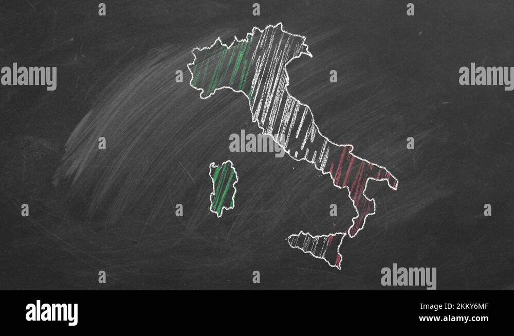 Italy map drawing Stock Videos & Footage - HD and 4K Video Clips - Alamy