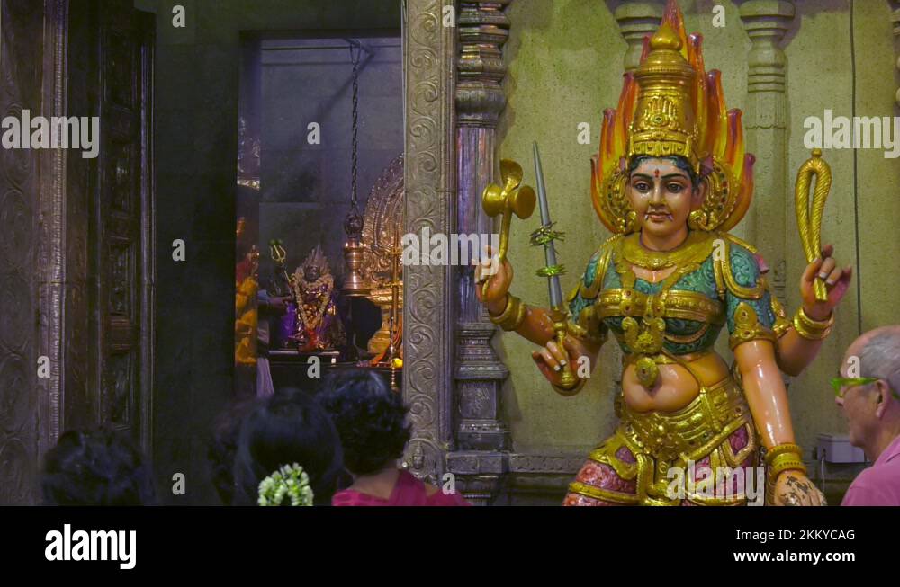 Statue goddess durga in temple Stock Videos & Footage - HD and 4K Video ...