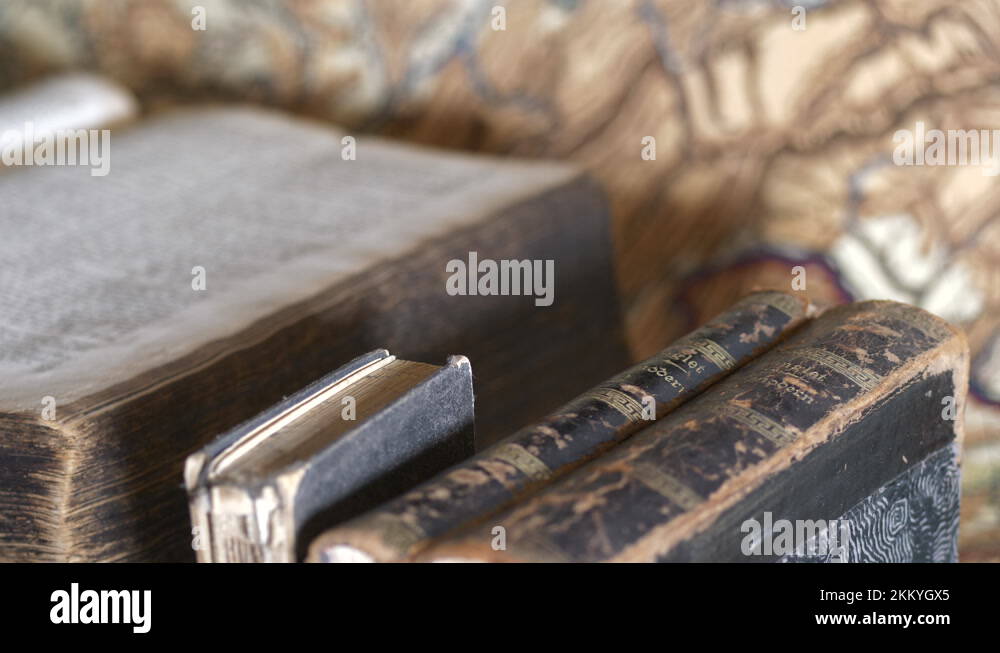 Nazi desk table with World war invasion plans Stock Video Footage - Alamy