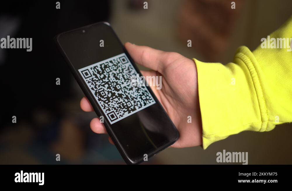 Qr Code Scanning App Qr Code Reader And Qr Code Scanner On Smartphone Screen Stock Video 