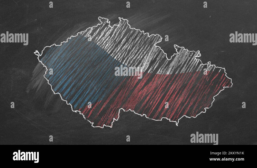 Czech republic hand drawn map Stock Videos & Footage - HD and 4K Video ...