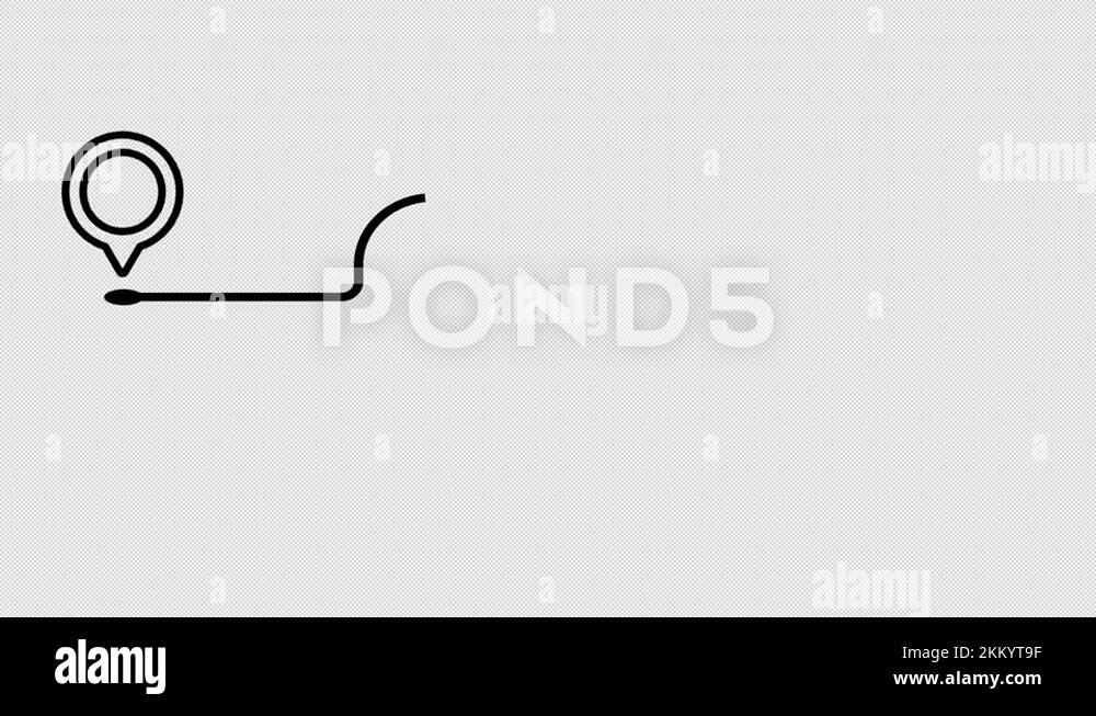 Chat Location pin animation. 2d animation gps pointing pin icon with ...