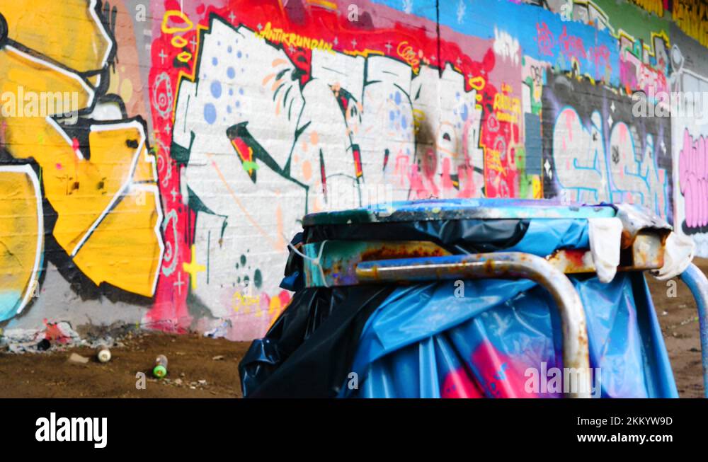 Graffiti on a public building Stock Videos & Footage - HD and 4K Video ...